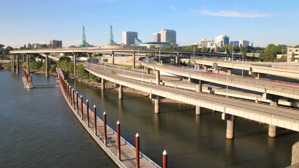 Freeway Traffic Time Lapse Time lapse of I-84 on-ramp and I-5 traffic ...