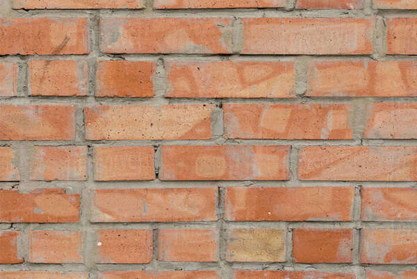 Close up view of empty brick wall texture - Stock Photo - Dissolve