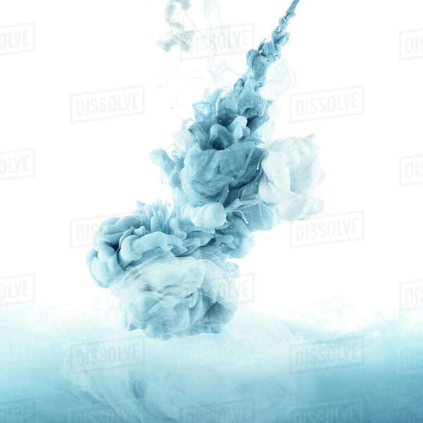 Close up view of grey ink splash isolated on white - Royalty-free Stock ...