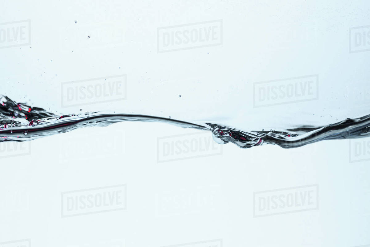 Flowing water texture, isolated on white - Royalty-free Stock Photo ...