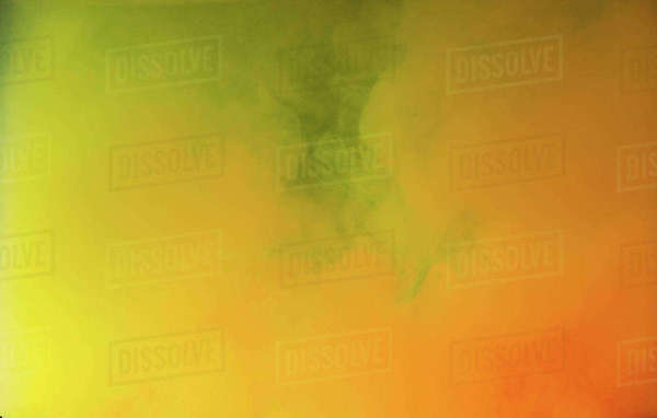 Abstract bright yellow and orange ink explosion, artistic background ...