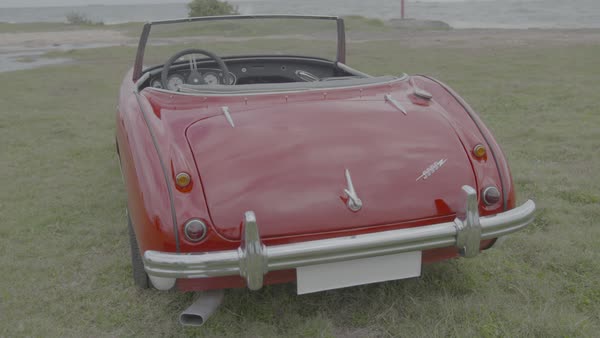 The trunk on an Austin Healey 3000. - HD Rights-managed Stock Video ...