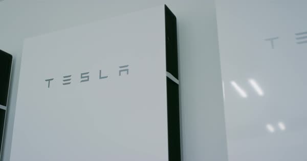 CALIFORNIA, USA - CIRCA MARCH 2019: Tesla power wall, modern smart home ...