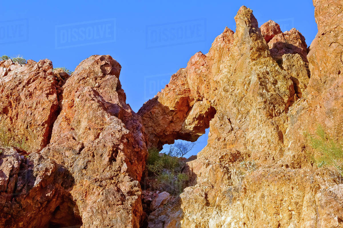 Belmont's Window, Belmont Mountain, Tonopah, Arizona, USA - Royalty ...
