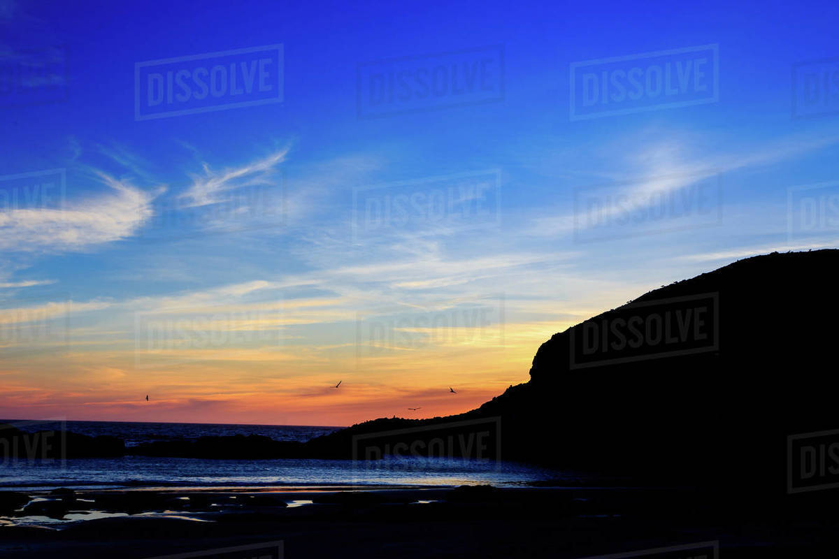 Seal Rock Beach at Sunset, Oregon, America, USA - Royalty-free Stock ...