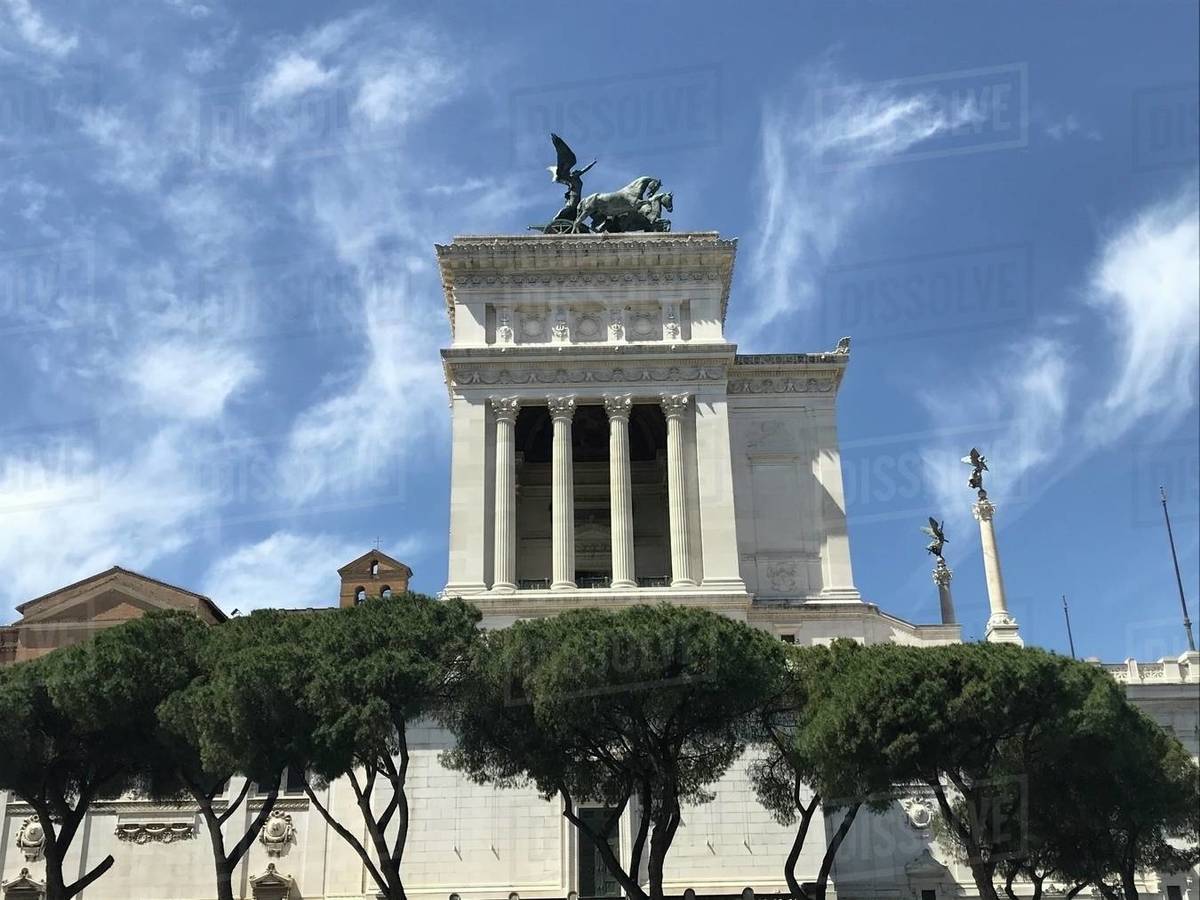 Victor Emmanuel II Monument, Rome, Lazio, Italy - Royalty-free Stock ...