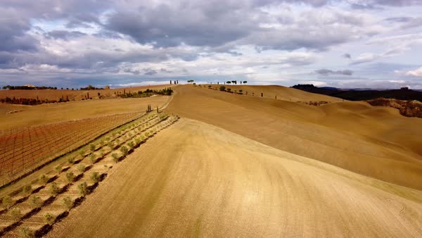 Tuscany from above - the most beautiful region of Italy - Stock Video ...