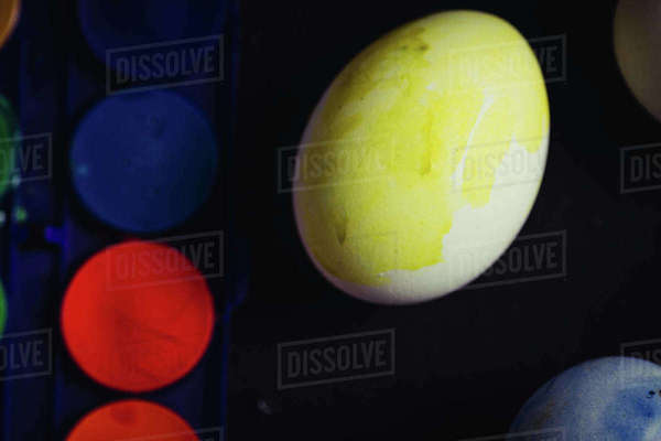 Set of poorly colored eggs - Royalty-free Stock Photo | Dissolve