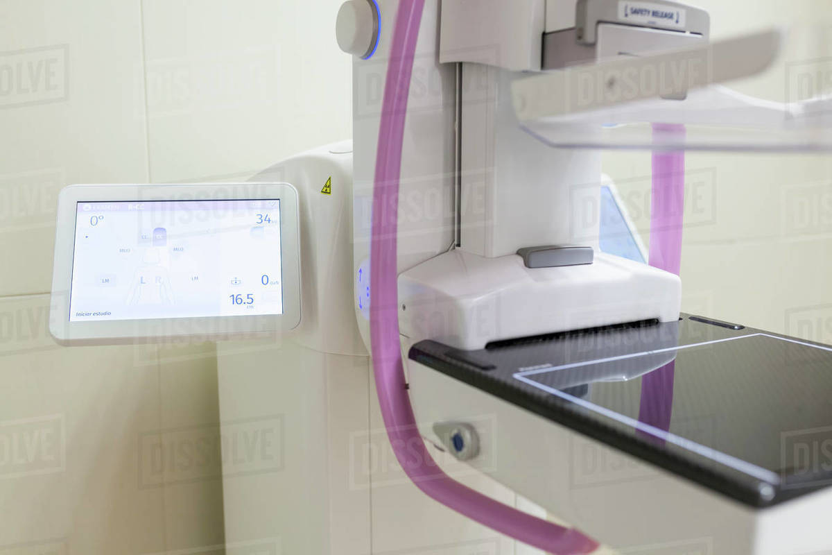 Modern digital mammography unit at clinic - Royalty-free Stock Photo ...