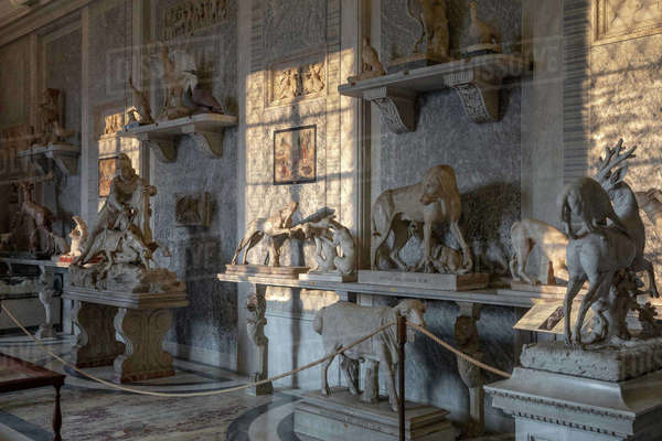Baroque marble sculptures in Vatican - Royalty-free Stock Photo | Dissolve