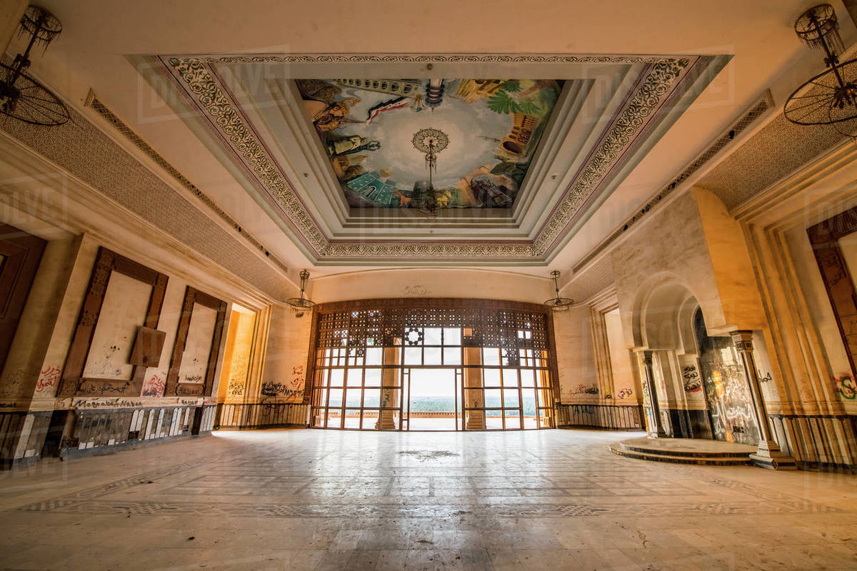 The summer palace of Saddam Hussein, Babylon, Iraq, Middle East - Stock ...