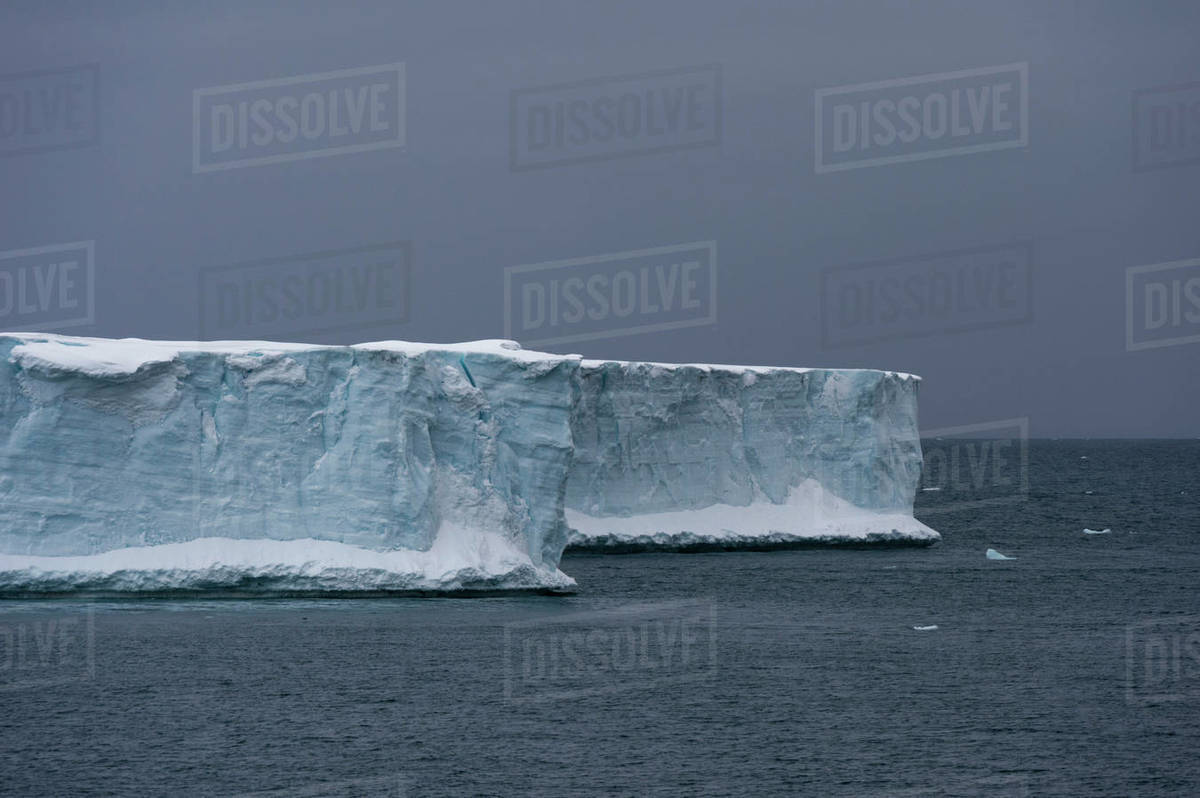 Austfonna ice cap, Nordaustlandet, Svalbard Islands, Arctic, Norway ...