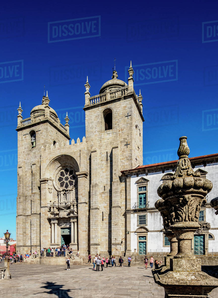 Se Cathedral, Pelourinho Square, Porto, Portugal, Europe - Royalty-free ...
