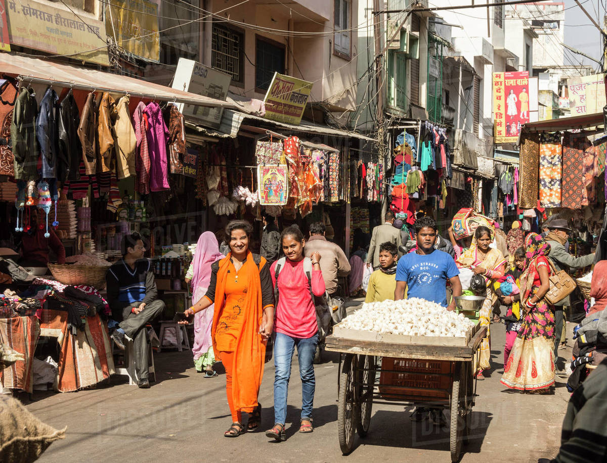Mandi Market, Udaipur, Rajasthan, India, Asia - Royalty-free Stock ...