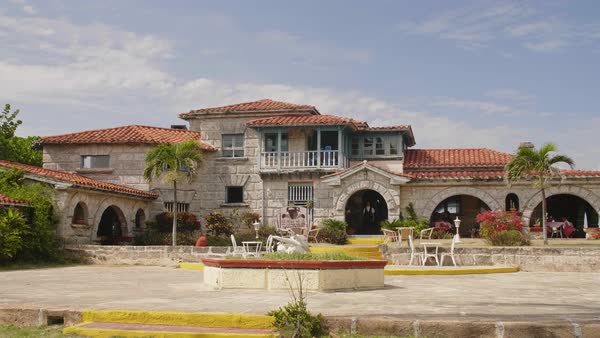 The restaurant Le Casa de Al and house of Al Capone, Varadero, Hicacos ...