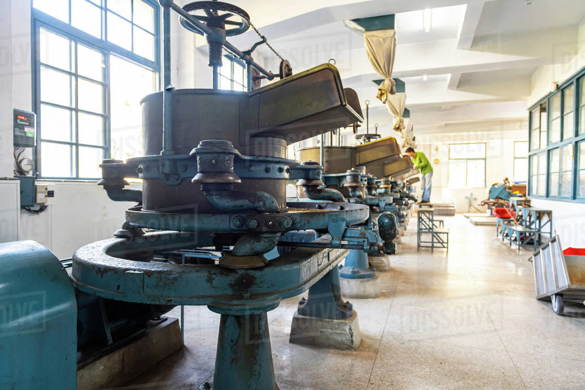 Tea processing in the Antique Assam Tea Farm, Sun Moon Lake National ...
