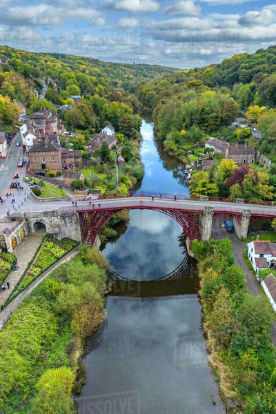 The Iron Bridge over the River Severn, Ironbridge Gorge, UNESCO World ...