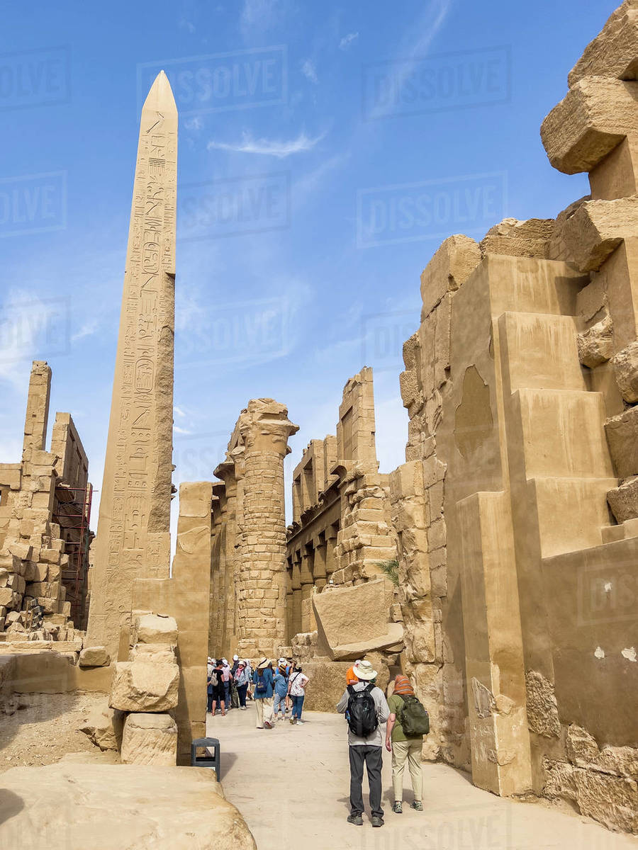 Obelisk of Thutmosis I, Karnak Temple Complex, a vast mix of temples ...