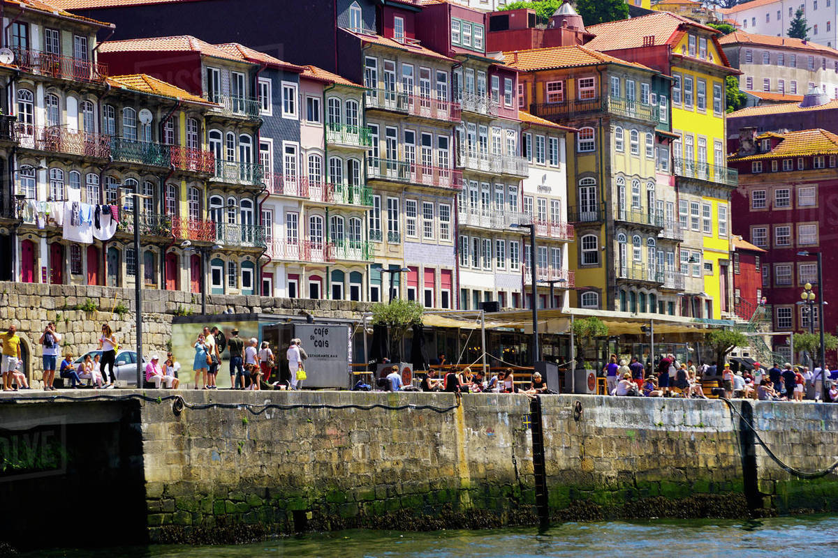Ribeira District, UNESCO World Heritage Site, Porto (Oporto), Portugal ...