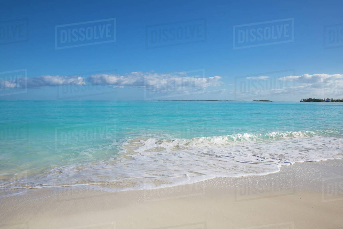 Beach at Treasure Cay, Great Abaco, Abaco Islands, Bahamas, West Indies ...