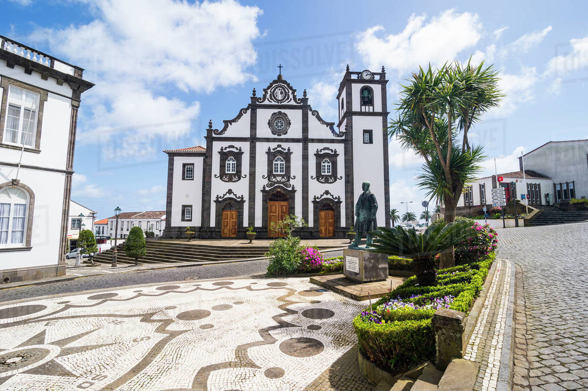 Historical buildings in Nordeste, Island of Sao Miguel, Azores ...