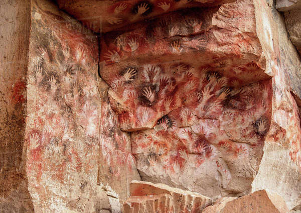 Cueva de las Manos, UNESCO World Heritage Site, Rio Pinturas Canyon ...