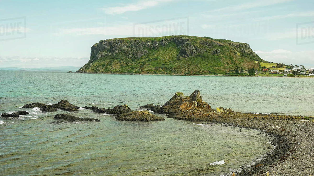 The nut and a rocky point at stanley in tasmania, australia - Royalty ...