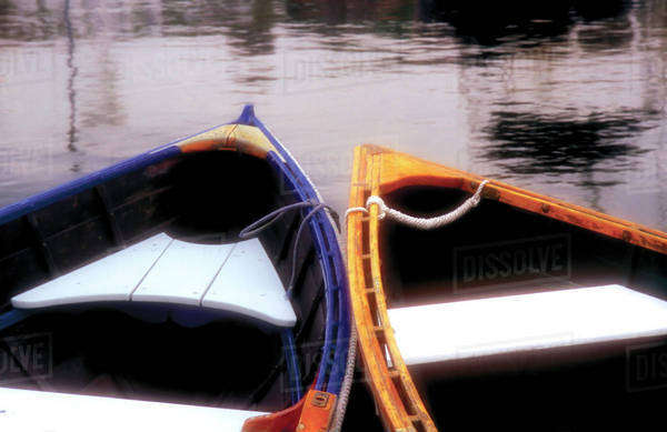 Two boats float on Seattle's Lake Union. - Royalty-free Stock Photo ...