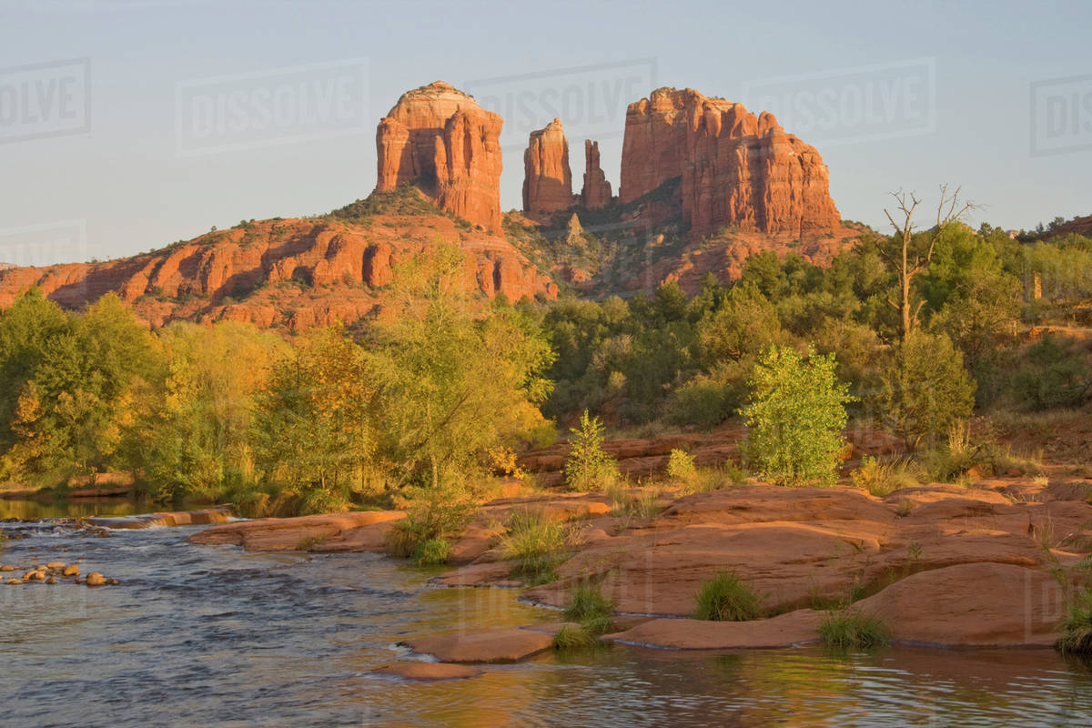 AZ, Arizona, Sedona, Crescent Moon Recreation Area, Red Rock Crossing ...