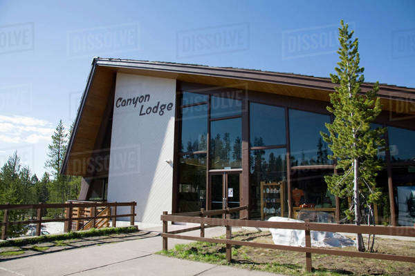 WY, Yellowstone National Park, Canyon Lodge, at Canyon Village ...