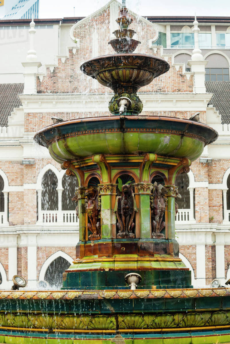 Fountain at Merdeka Square, Kuala Lumpur, Malaysia. - Royalty-free ...