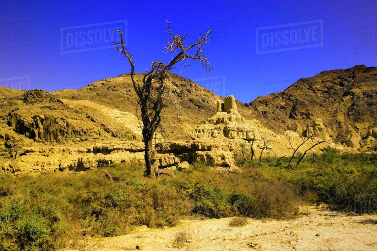 Namibia, Skeleton Coast, Clay Castles of the Hoarusib River. - Royalty ...