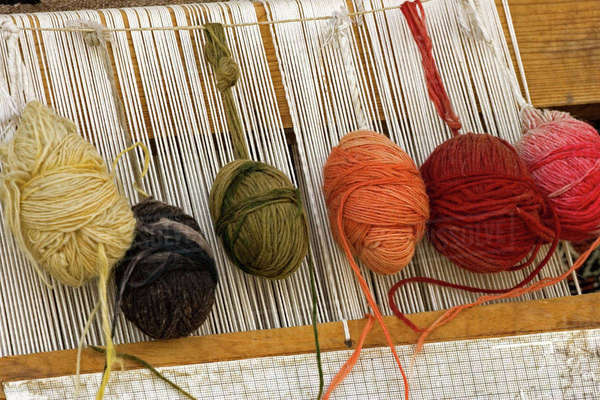 Turkey, Weaving yarn - Royalty-free Stock Photo | Dissolve