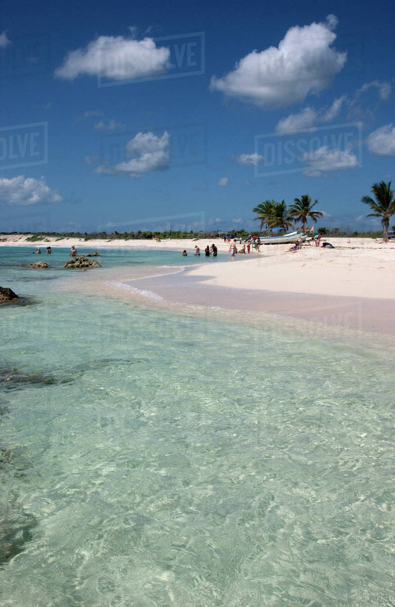 Mexico, Cozumel, Punta Morena, the east coast of the island. - Royalty ...