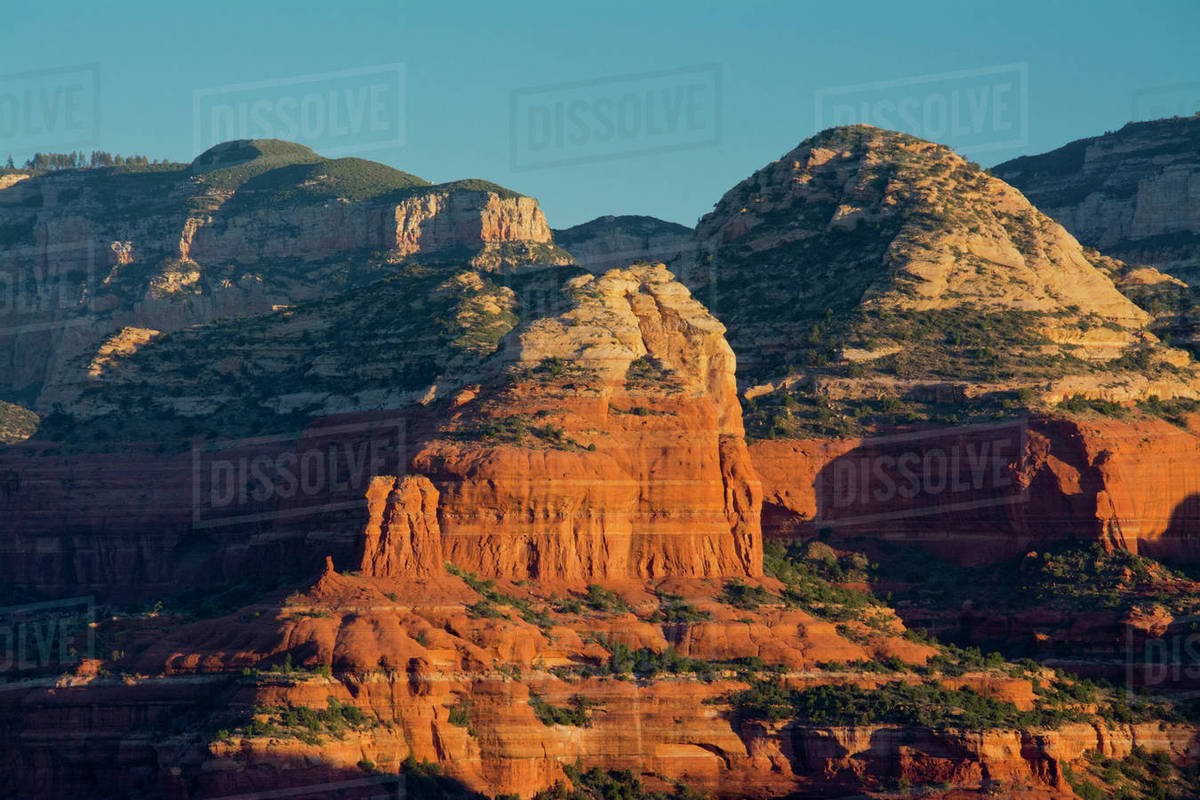 Aerial View, Red Rock Country, Sedona, Coconino National Forest ...
