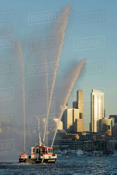 WA, Seattle, Lake Union, 4th of July. - Royalty-free Stock Photo | Dissolve