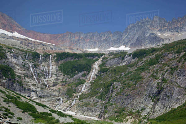 USA, Washington, North Cascades National Park, Horseshoe Basin, with ...