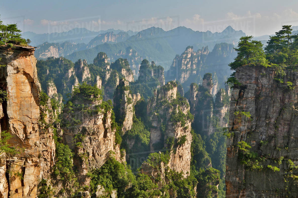 Hallelujah Mountains China, Wulingyuan District, Landscape and many ...