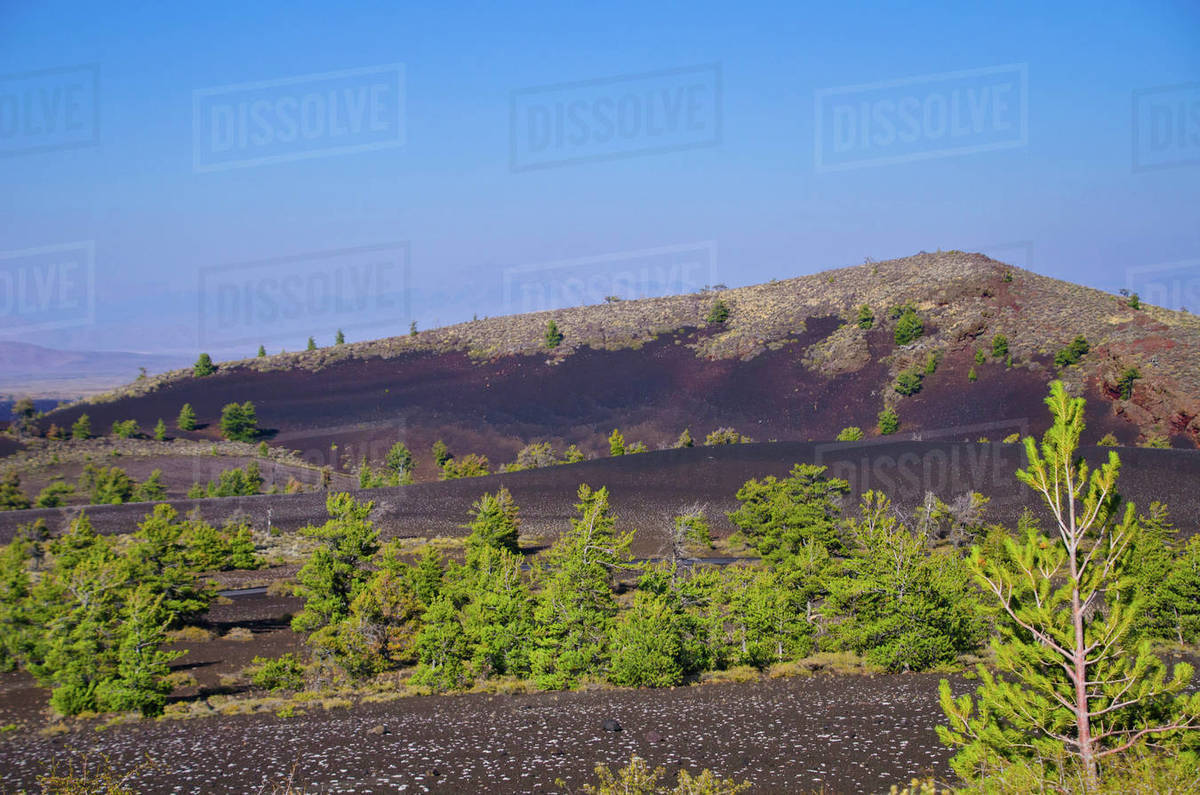 USA, Idaho. Craters of the Moon National Monument and Preserve, Paisley ...