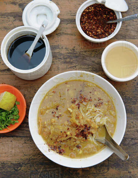 Close up of breakfast for one, Burma - Royalty-free Stock Photo | Dissolve