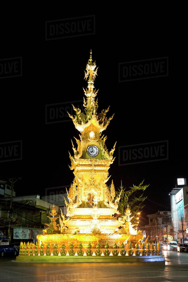 Clock Tower, Chiang Rai Province, Thailand - Royalty-free Stock Photo ...