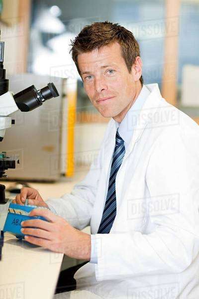 Doctor in laboratory - Royalty-free Stock Photo | Dissolve