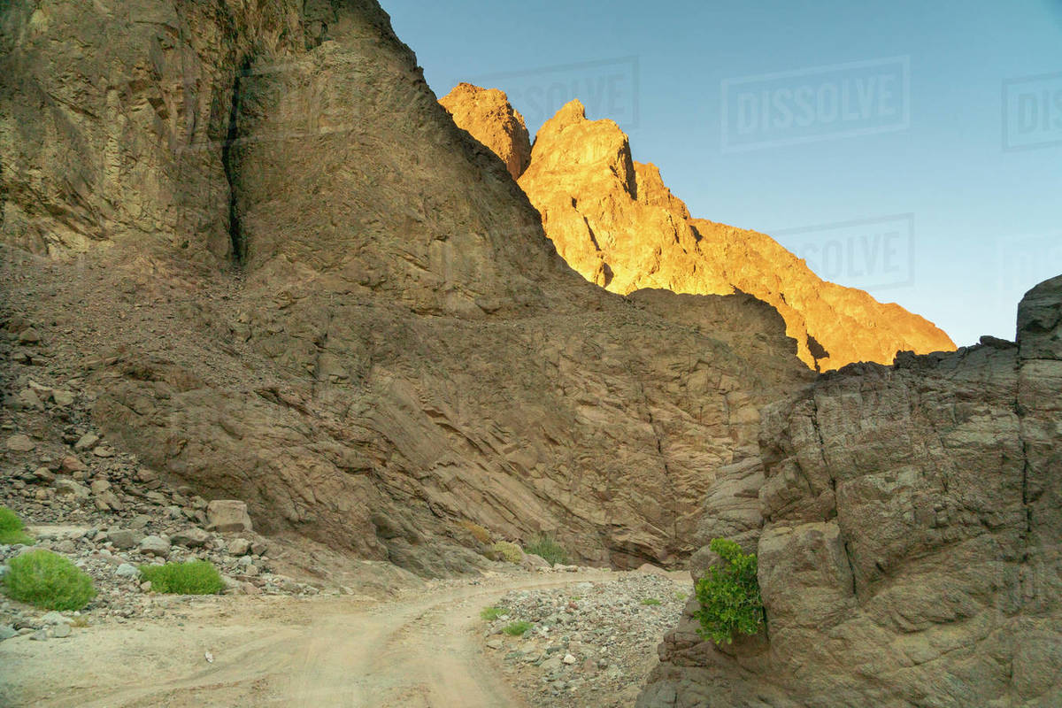 Egypt, Sinai, Path on Mount Sinai - Royalty-free Stock Photo | Dissolve