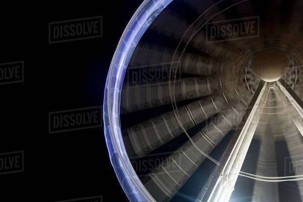 Ferris wheel in motion - Stock Photo - Dissolve