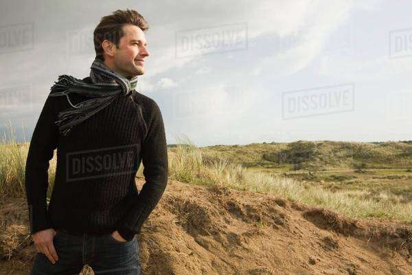 Man outdoors - Stock Photo - Dissolve