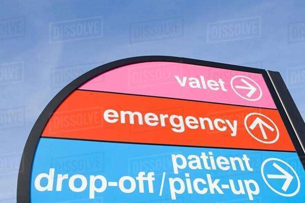 Hospital sign - Stock Photo - Dissolve