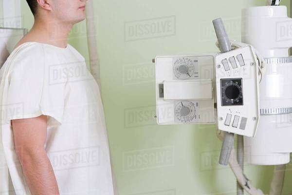 Patient and x-ray machine - Royalty-free Stock Photo | Dissolve