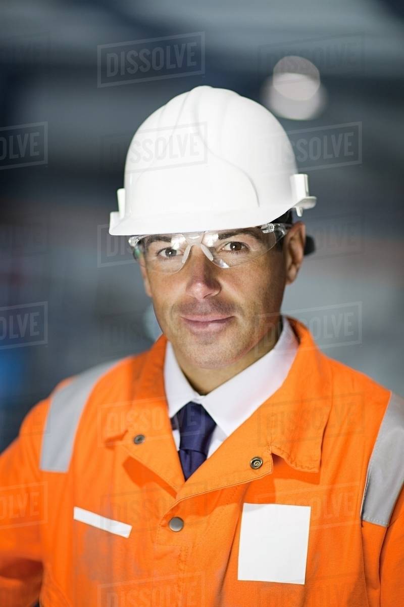 Portrait of an engineer - Stock Photo - Dissolve
