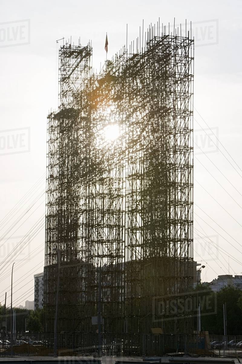 Scaffold structure - Royalty-free Stock Photo | Dissolve