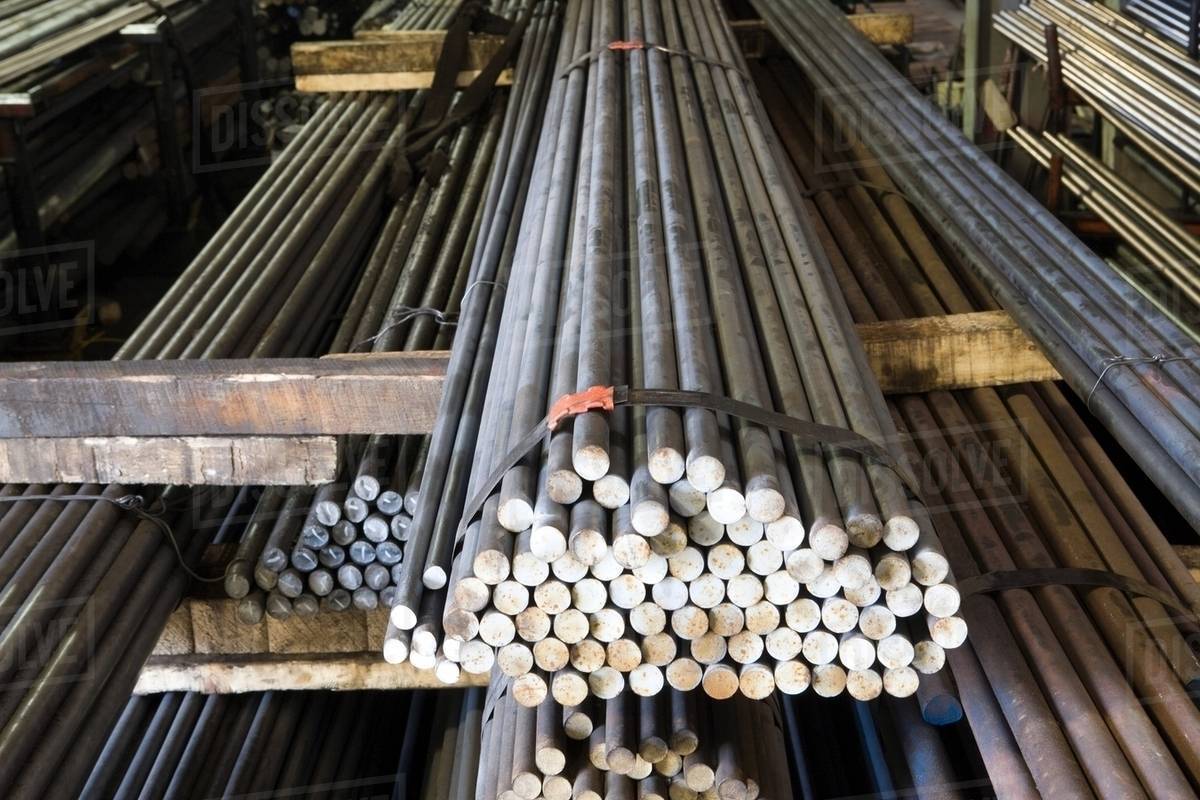 Steel rods - Royalty-free Stock Photo | Dissolve